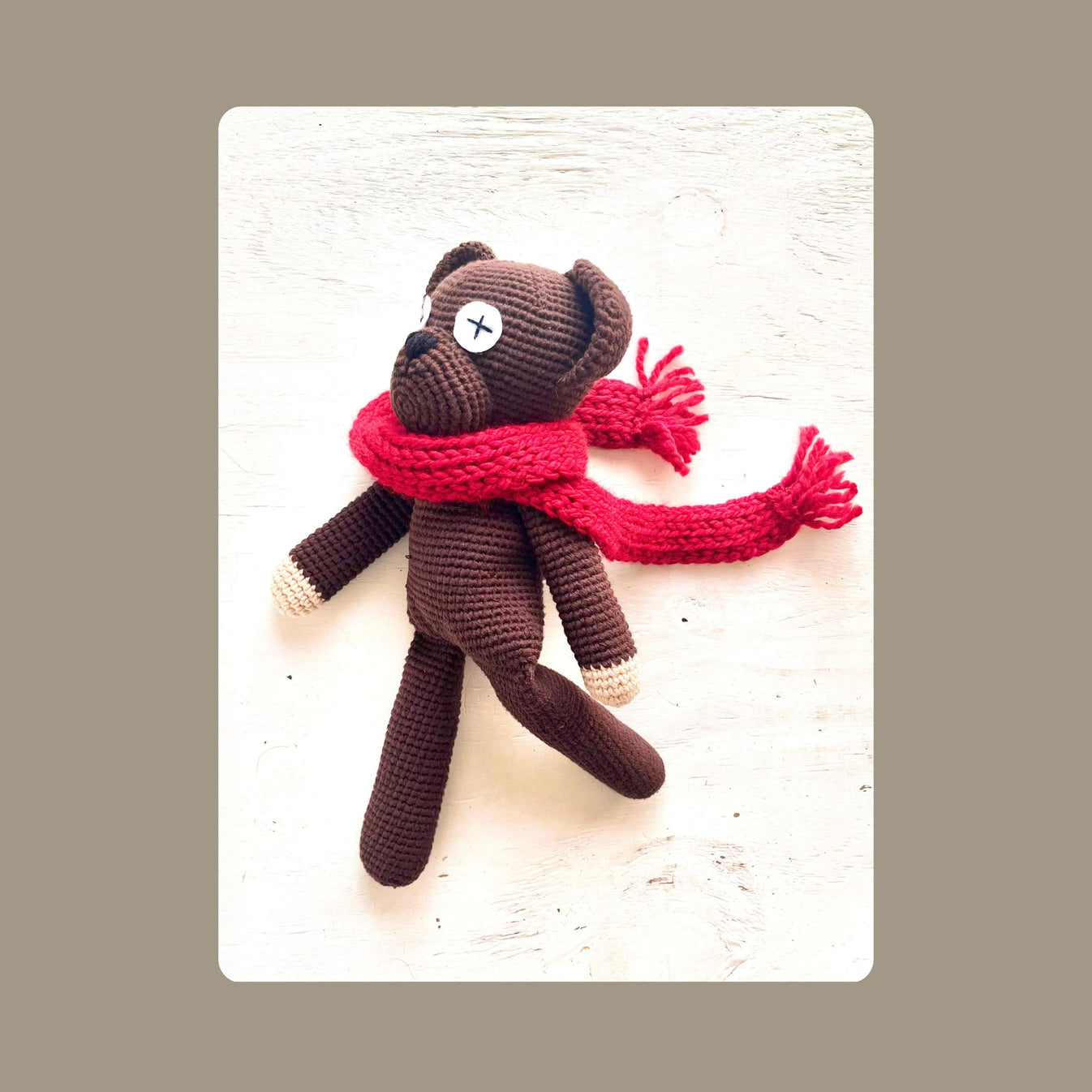 Mr Bean’s Teddy Crochet Pattern – 3 Stitches